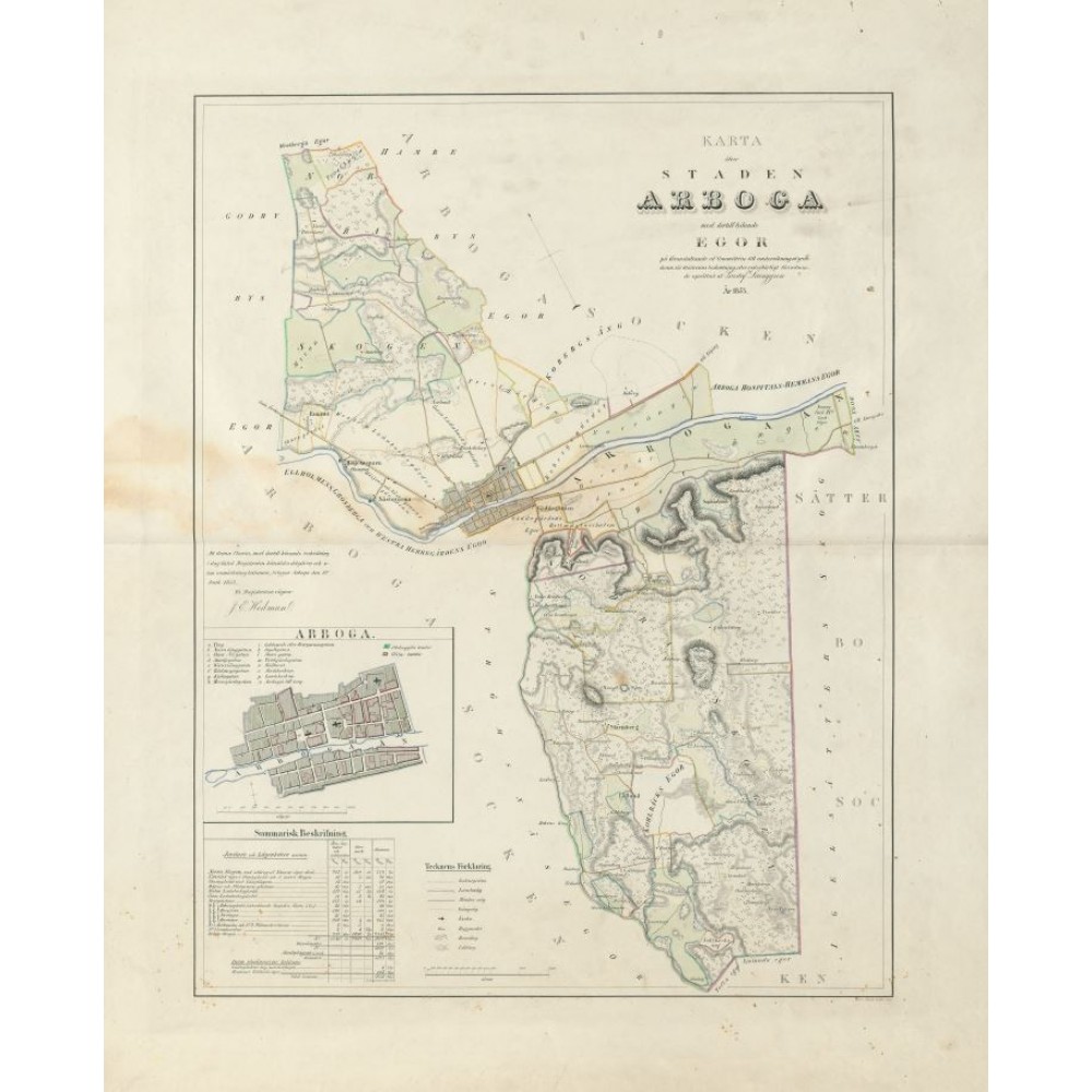 Köp Arboga 1853 med snabb leverans - Kartbutiken.se