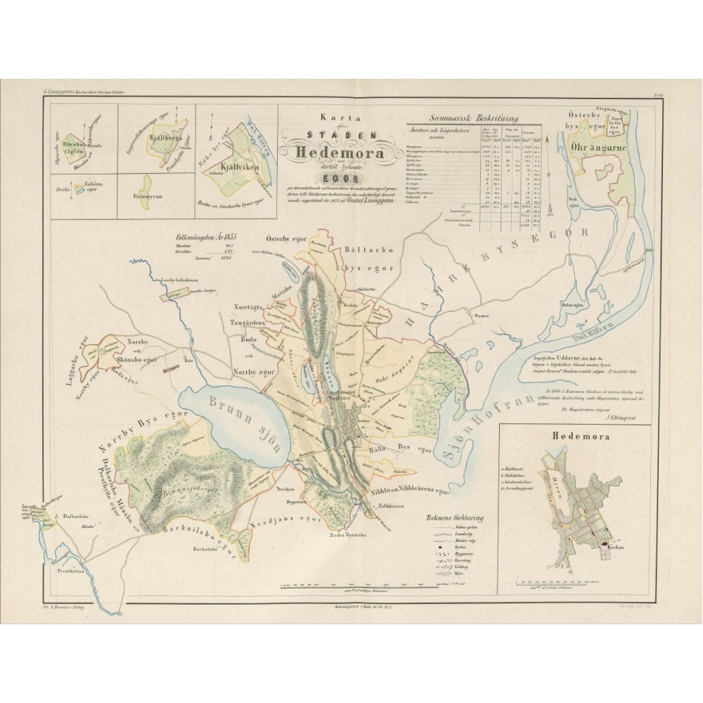 Köp Hedemora 1857 med snabb leverans - Kartbutiken.se