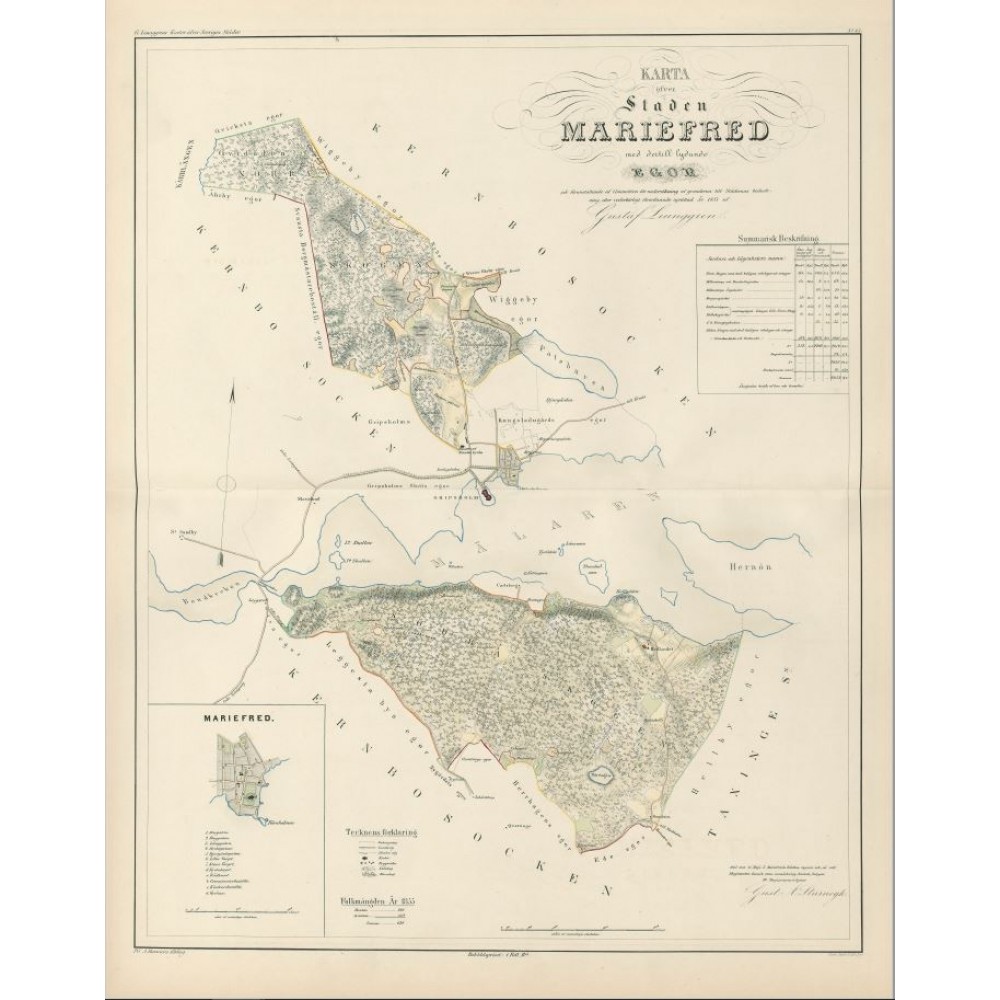 Köp Mariefred 1857 med snabb leverans - Kartbutiken.se