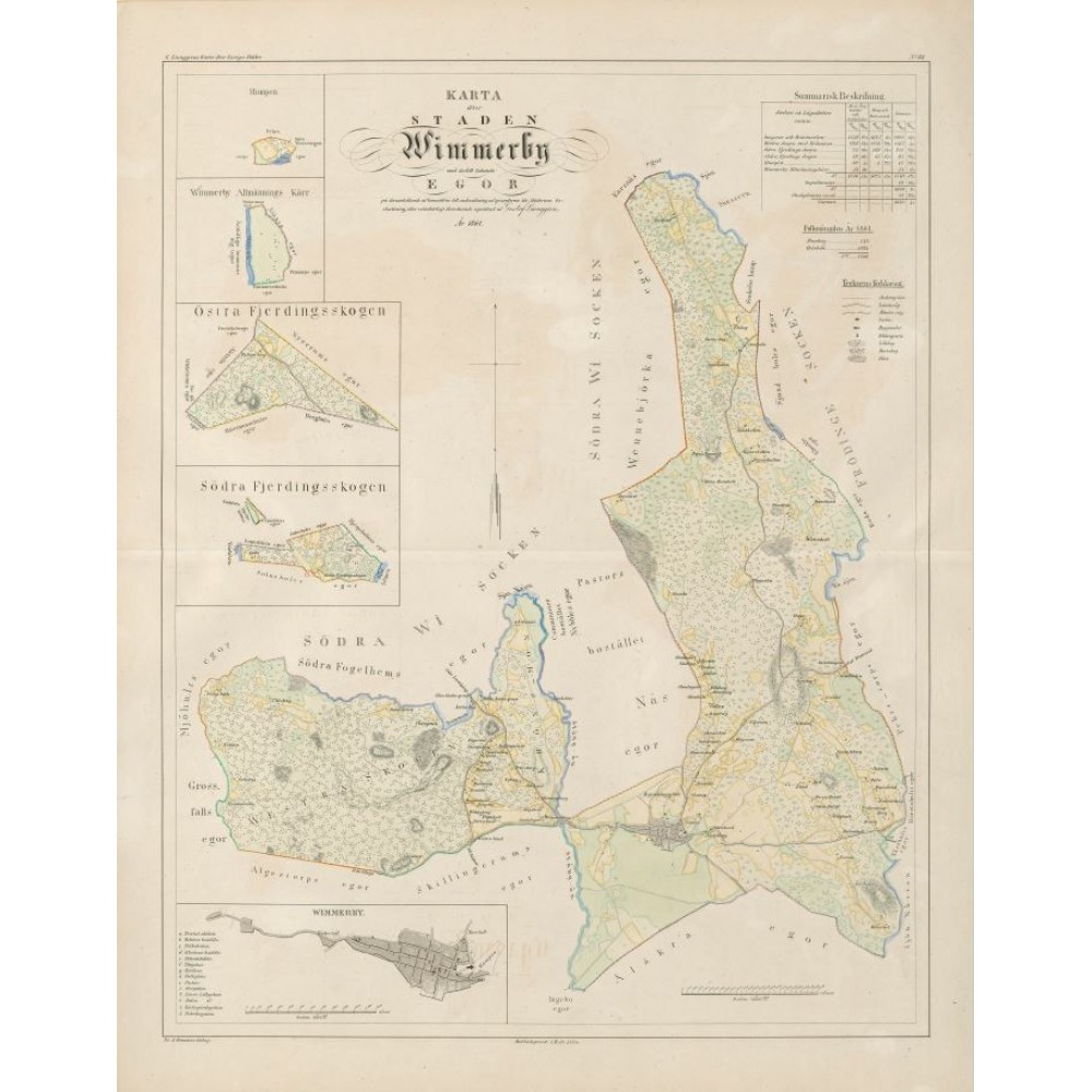 Köp Vimmerby 1861 med snabb leverans - Kartbutiken.se