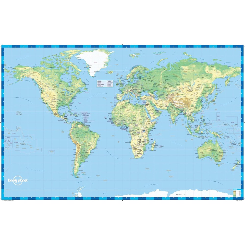 Köp The World Planning Map Lonely Planet med snabb leverans ...