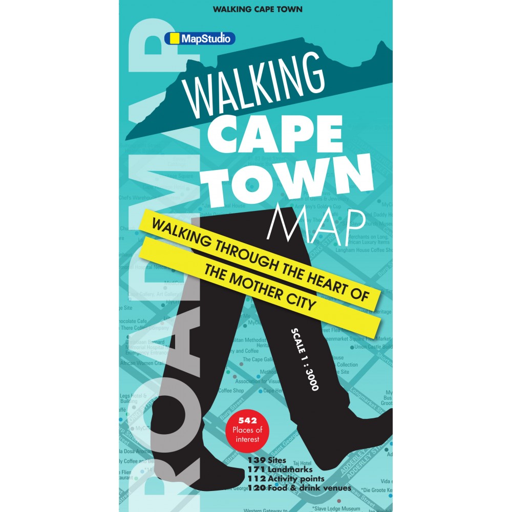 Köp Kapstaden Walking map med snabb leverans - Kartbutiken.se