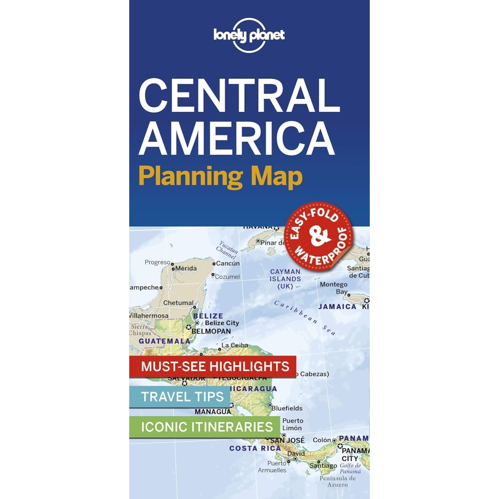 Köp Centralamerika Planning Map Lonely Planet med snabb leverans ...