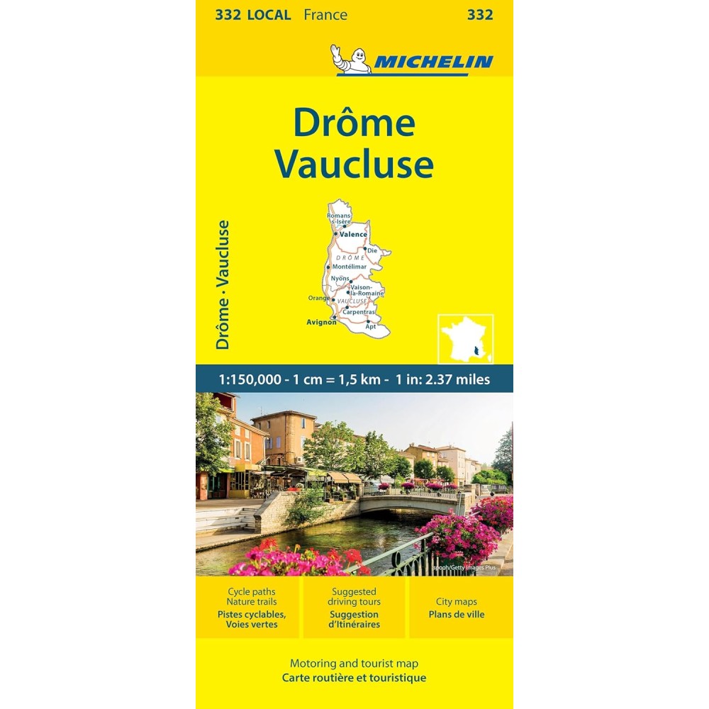 Köp 332 Drôme, Vaucluse Michelin med snabb leverans - Kartbutiken.se