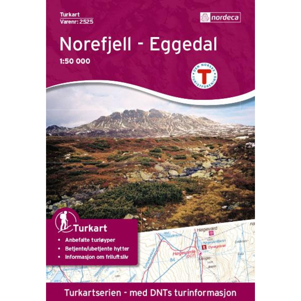Köp Norefjell-Eggedal Turkart med snabb leverans - Kartbutiken.se