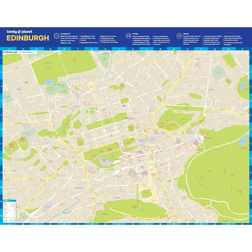 Köp Edinburgh City Map Lonely Planet med snabb leverans - Kartbutiken.se