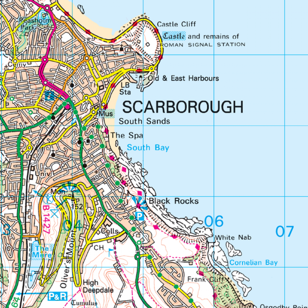 Köp OS101 Scarborough Bridlington area med snabb leverans - Kartbutiken.se