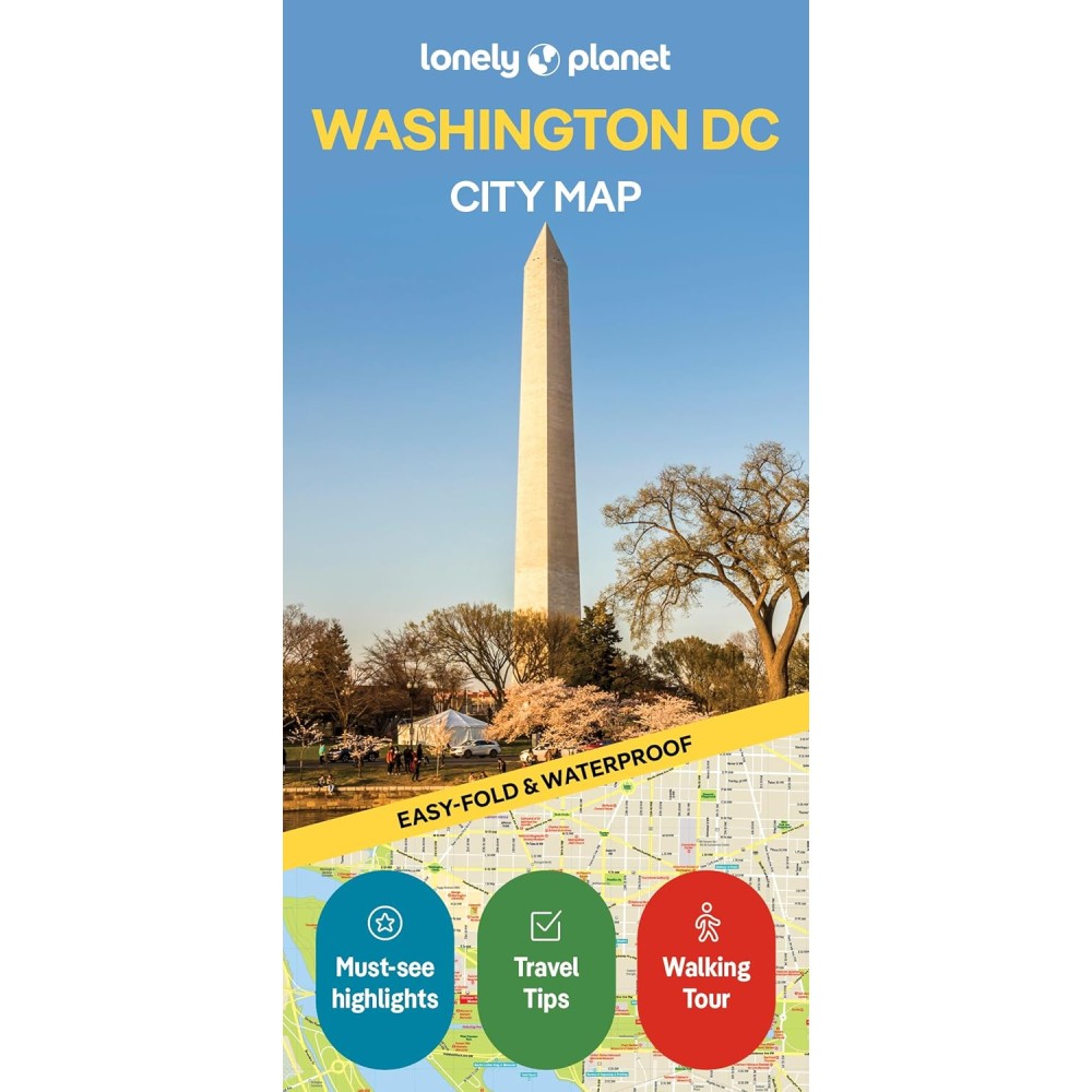 Köp Washington DC City Map Lonely Planet med snabb leverans ...