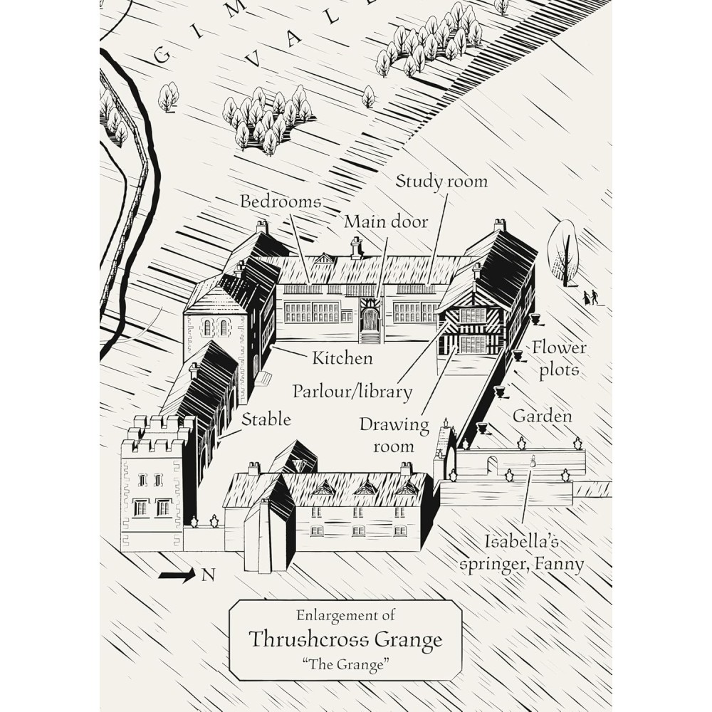 Köp Wuthering Heights Map Emily Brontë - Literary Map med snabb ...