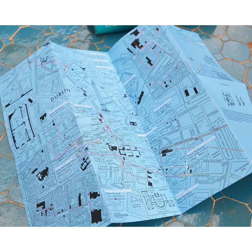 Köp Ulysses Map James Joyce - Literary Map med snabb leverans ...