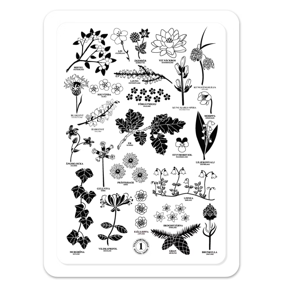 Köp Bricka Landskapsblommor 33x43cm Anneko Design med snabb leverans ...
