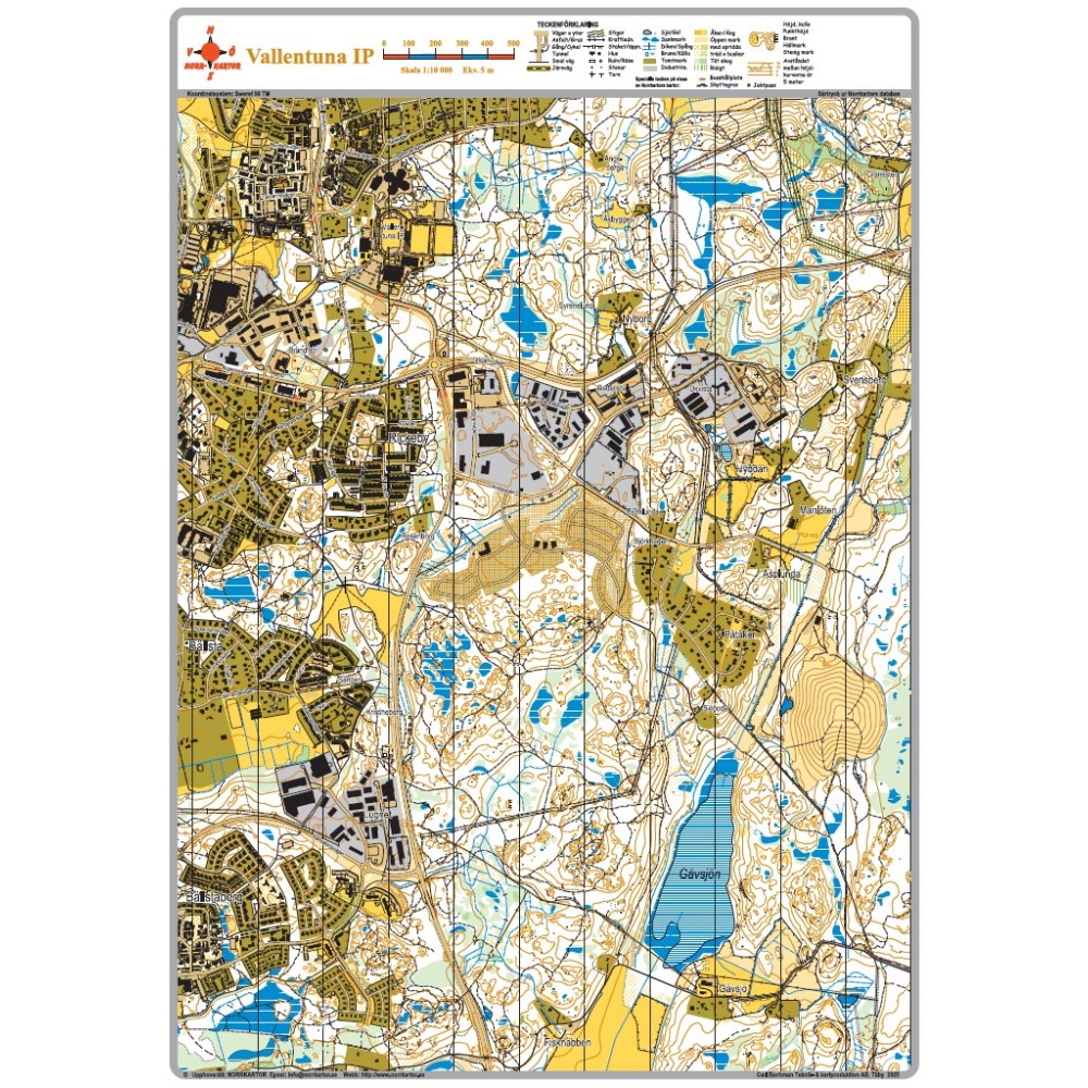 Köp 42 Vallentuna IP Norrkartor med snabb leverans - Kartbutiken.se