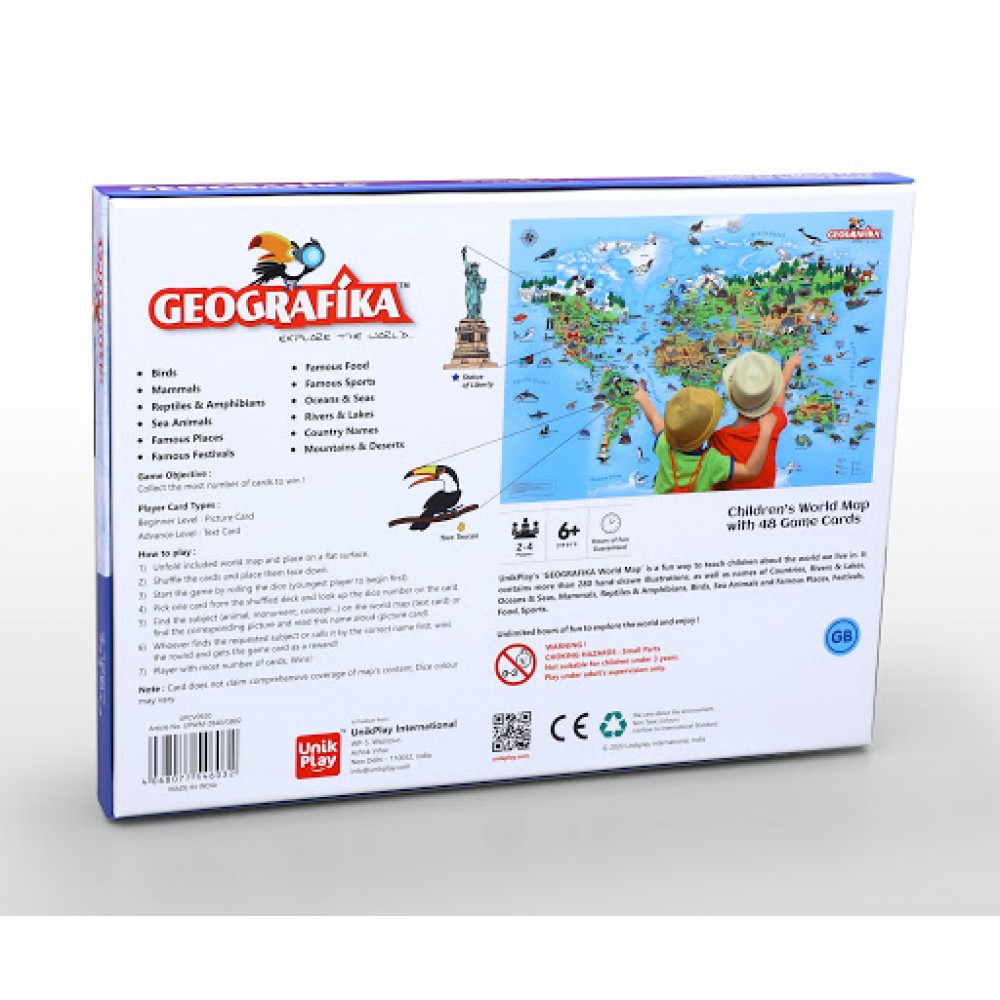 Köp Geografika Explore the World Game med snabb leverans - Kartbutiken.se