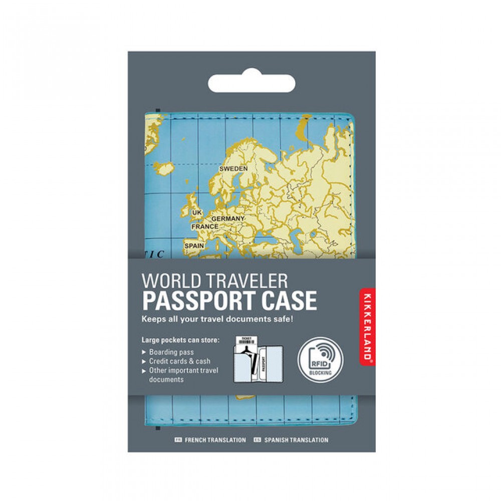 Köp World Traveler Passport Case med snabb leverans - Kartbutiken.se