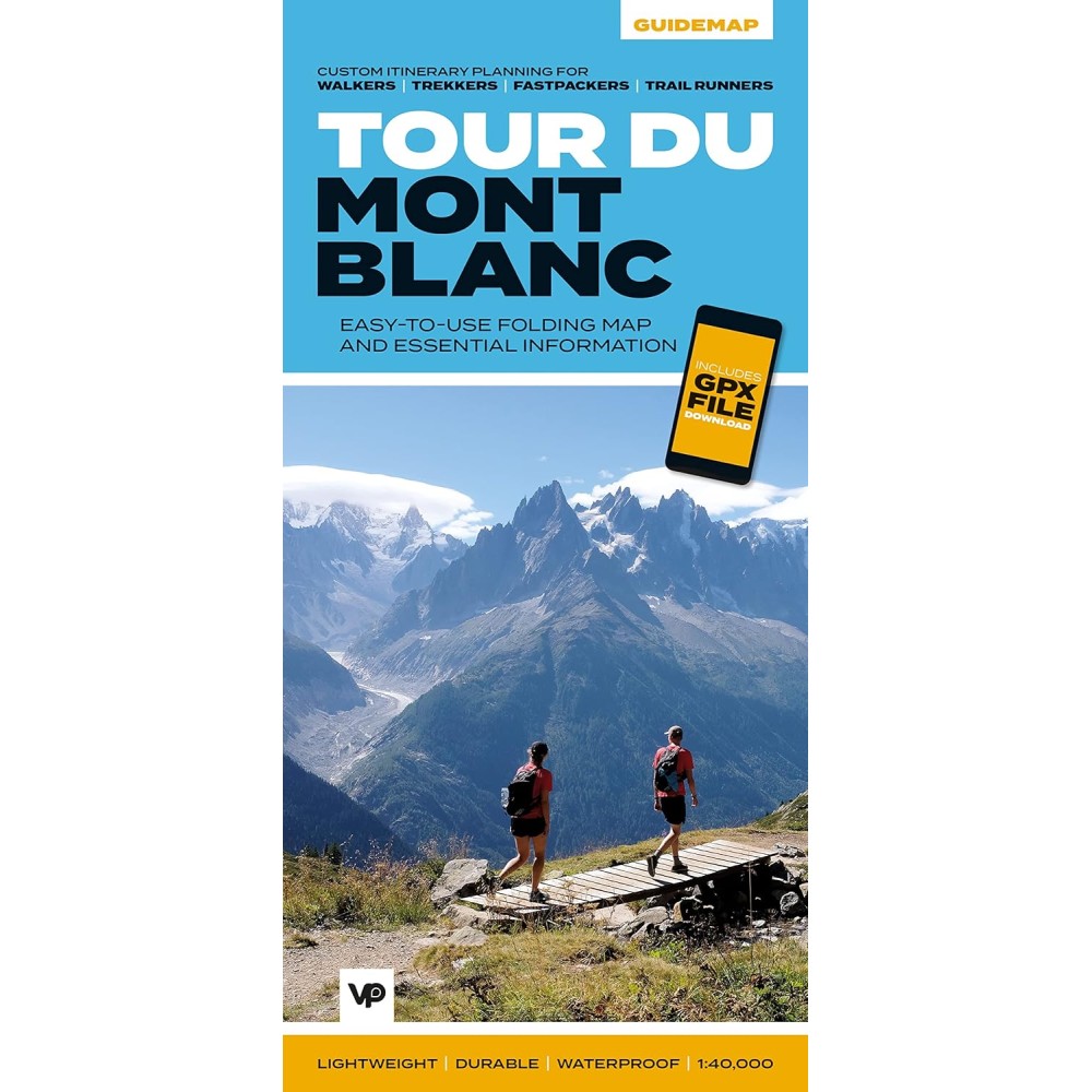 Köp Tour du Mont Blanc map med snabb leverans - Kartbutiken.se