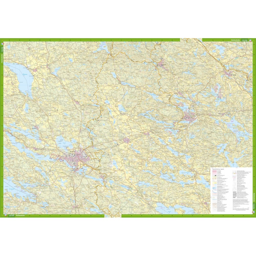 Köp Eskilstuna & Katrineholm Calazo med snabb leverans - Kartbutiken.se