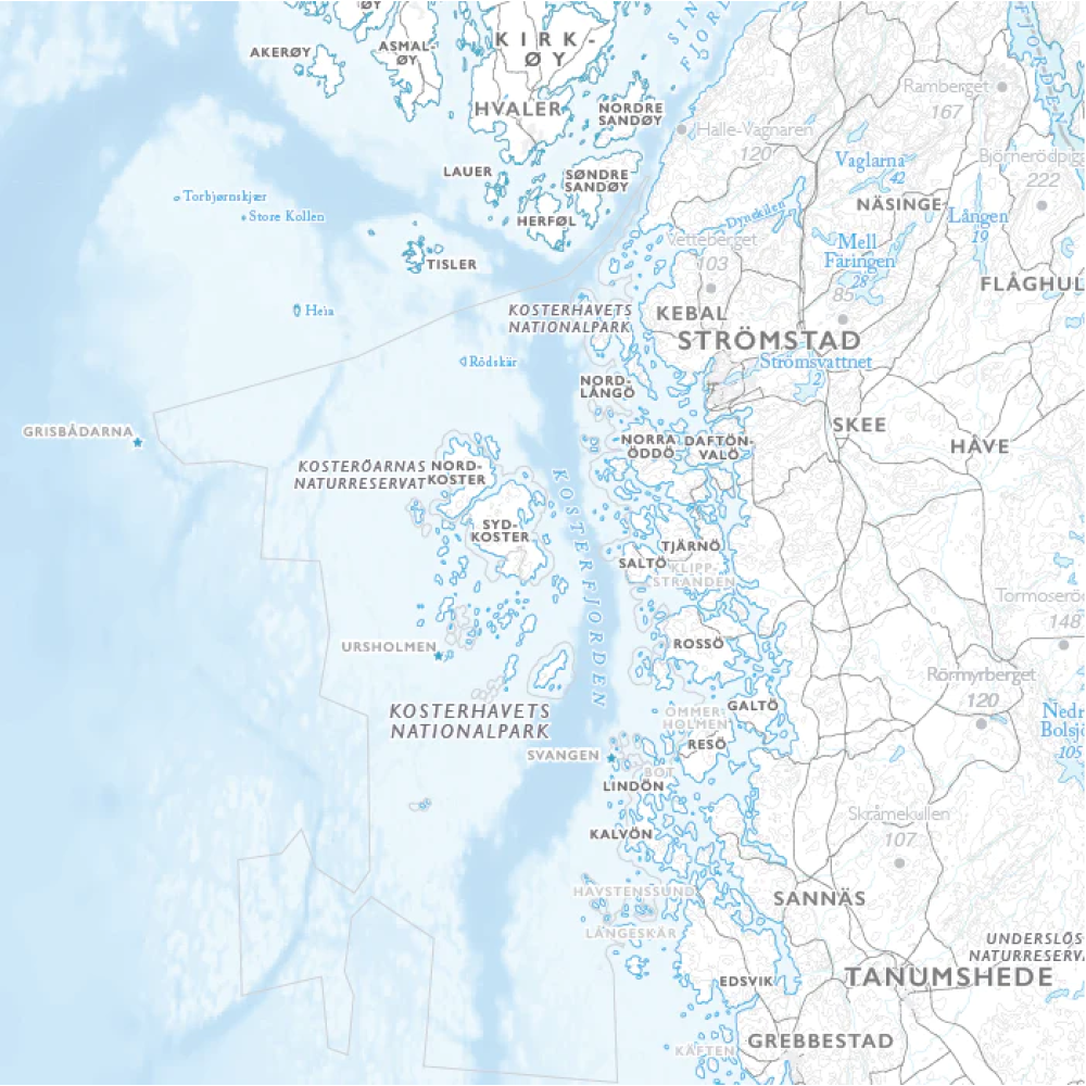 Köp Skärgårdskarta Göteborg 50x70cm Dapa Maps med snabb leverans ...