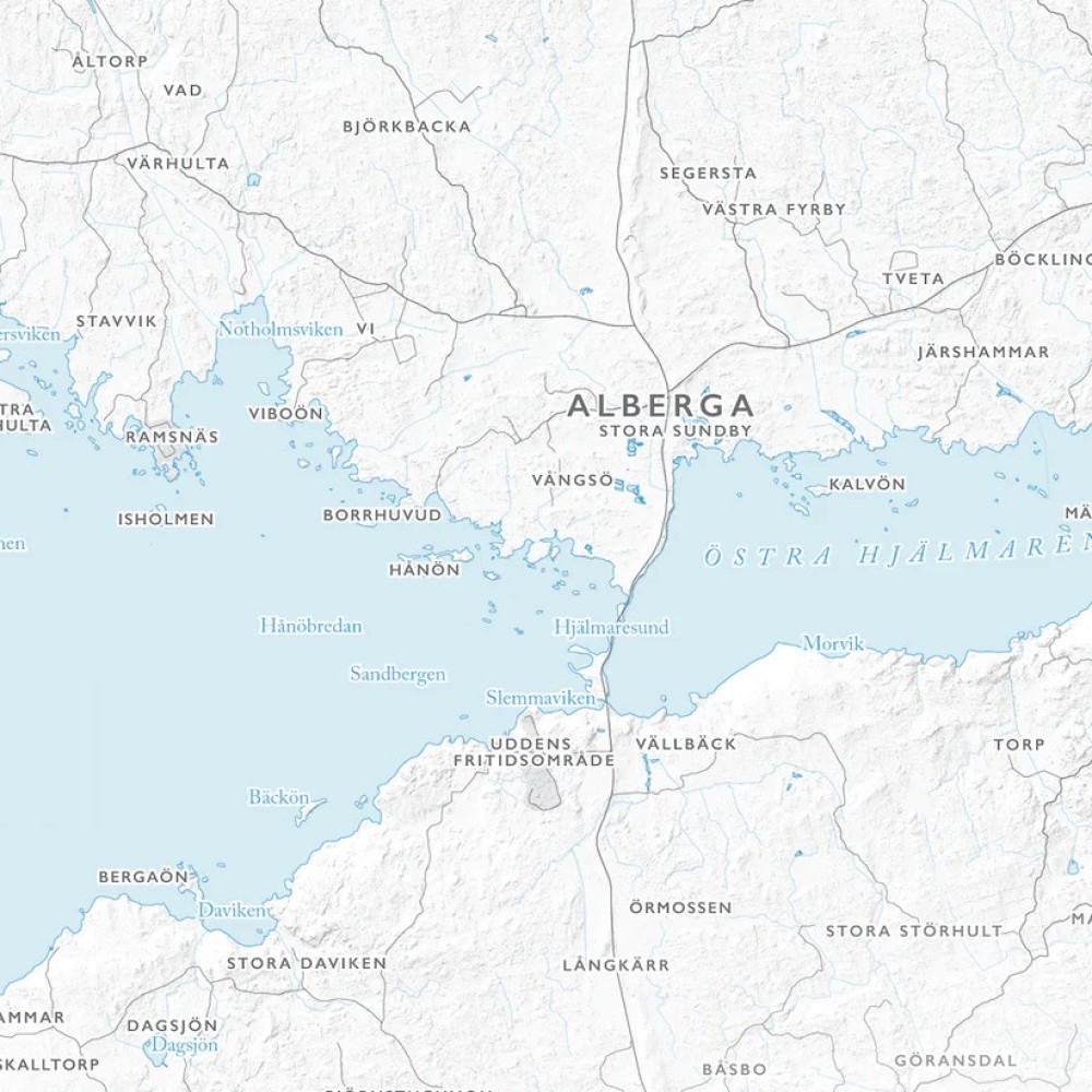Köp Sjökarta Hjälmaren 70x50cm Dapa Maps med snabb leverans ...