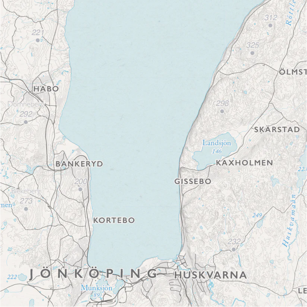 Köp Sjökarta Vättern 50x70cm Dapa Maps med snabb leverans - Kartbutiken.se