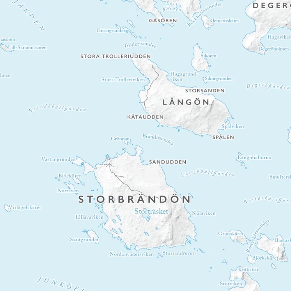 Köp Skärgårdskarta Luleå 50x70cm Dapa Maps med snabb leverans ...